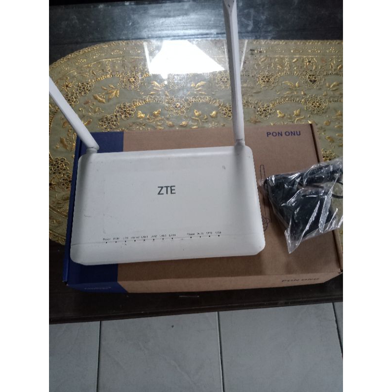 Jual modem ZTE F670l port biru fulset bekas pemakian | Shopee Indonesia