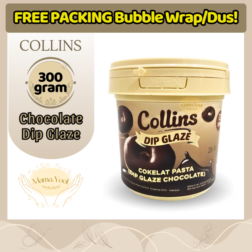 Jual MAMA.YOOL - Collins Chocolate 300 gr Free Packing / Topping Donat ...