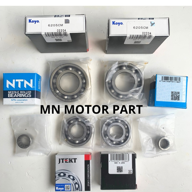 Jual Bearing Laher mesin Kruk as rasio tornado Gs Gx RC 100 110 original koyo ntn Japan | Shopee ...