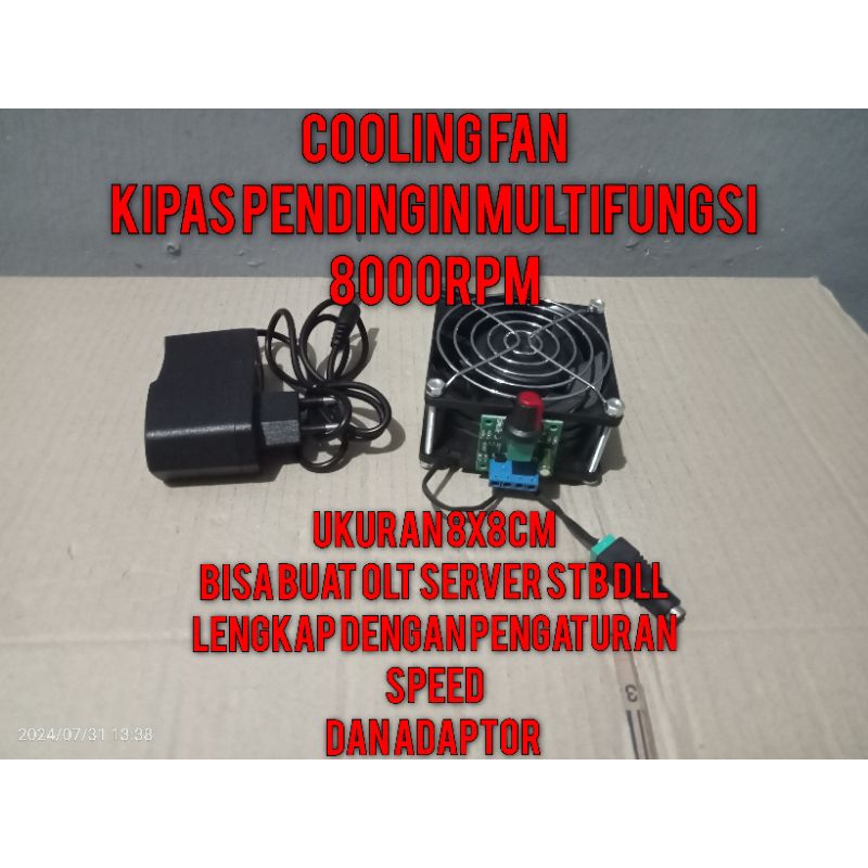 Jual Kipas pendingin fan cooling multifungsi olt server stb ukuran ...