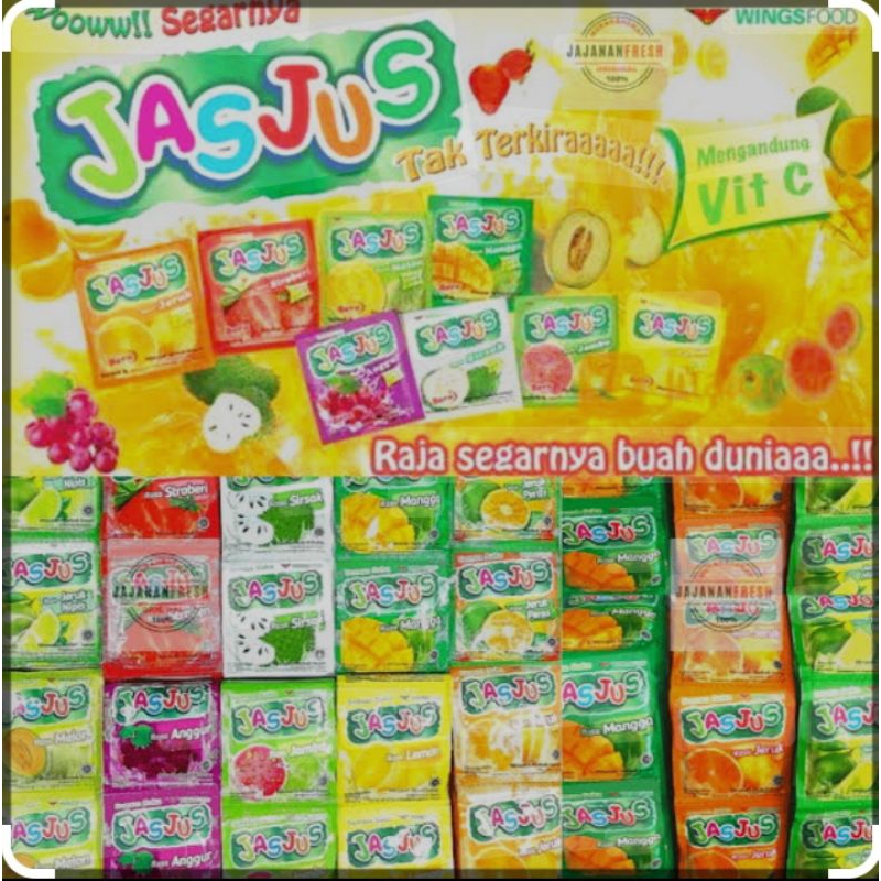 Jual Jasjus all varian harga tertera perpack isi 5 renceng | Shopee ...