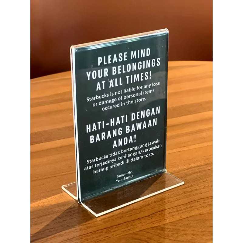 Jual TEMPAT BROSUR SIZE BESAR AKRILIK TEMPAT BROSUR AKRILIK STANDING ...