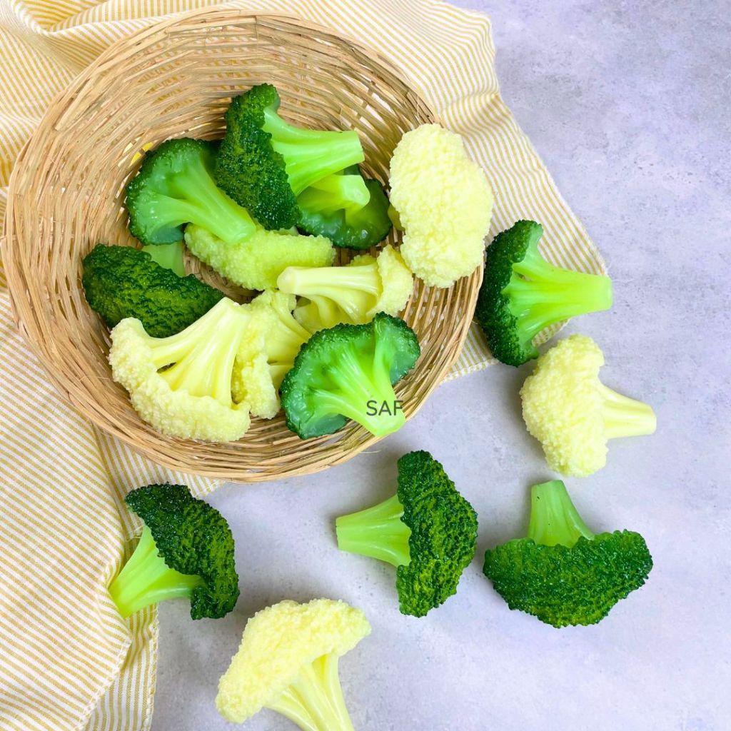Jual SAF Sayur Brokoli Kembang Kol Artificial Palsu - Fake Vegetables ...