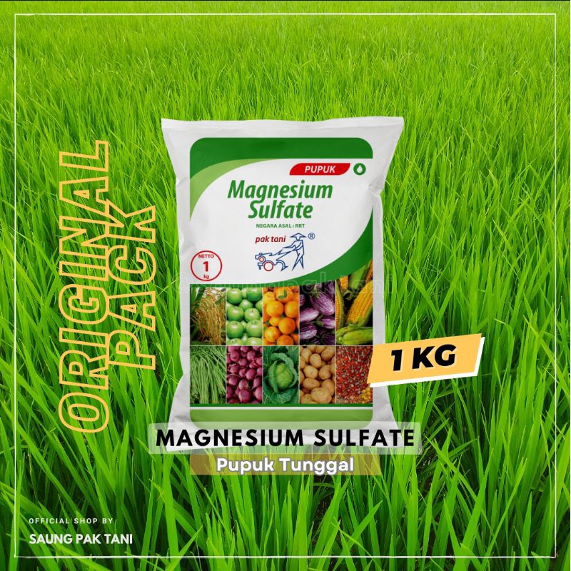 Jual PUPUK MAGNESIUM SULFATE PAK TANI KEMASAN PABRIK 1 KG | Shopee Indonesia