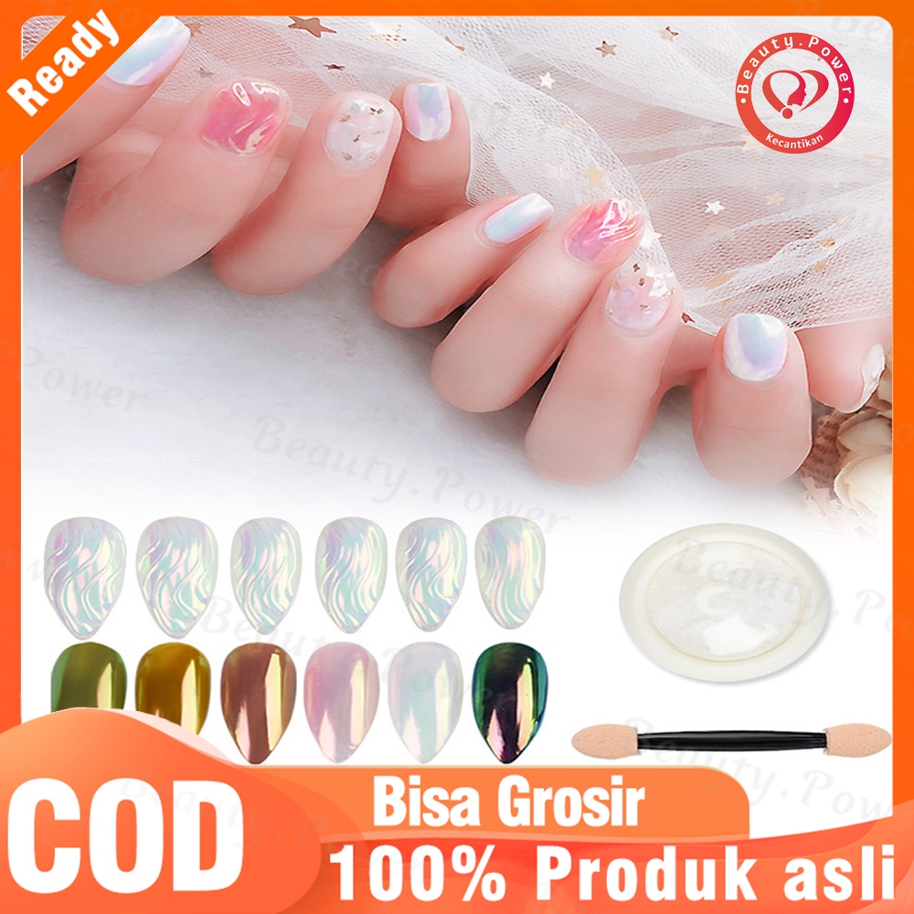 Jual Bubuk pigment/mermaid mirror powder/shell kutek 0.5g | Shopee ...