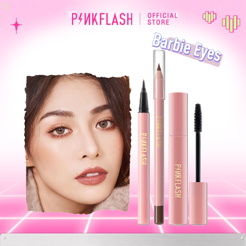 Jual PINKFLASH Long Lasting Waterproof Eyeliner Mascara Pensil Alis ...