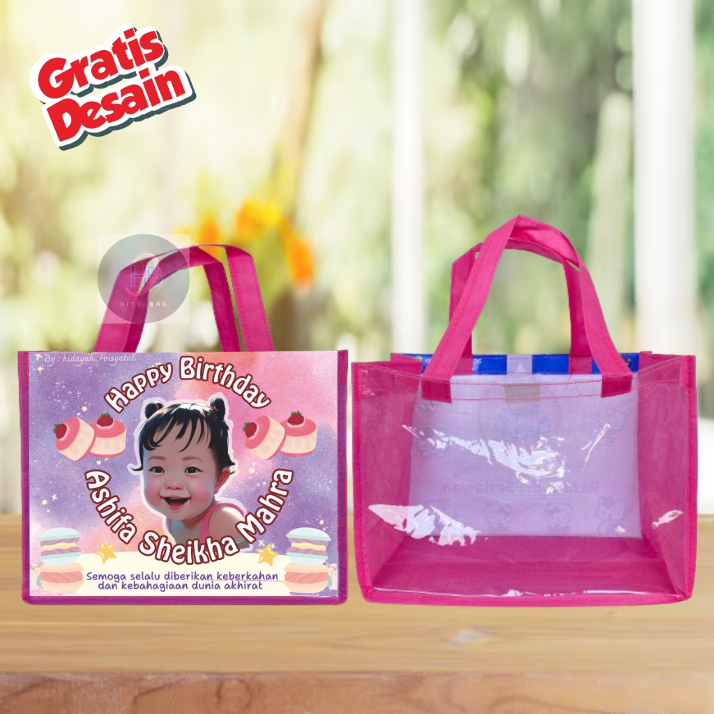 Jual TAS ULTAH BELAKANG MIKA/TAS ULANG TAHUN MIX MIKA/TAS ULTAH ...