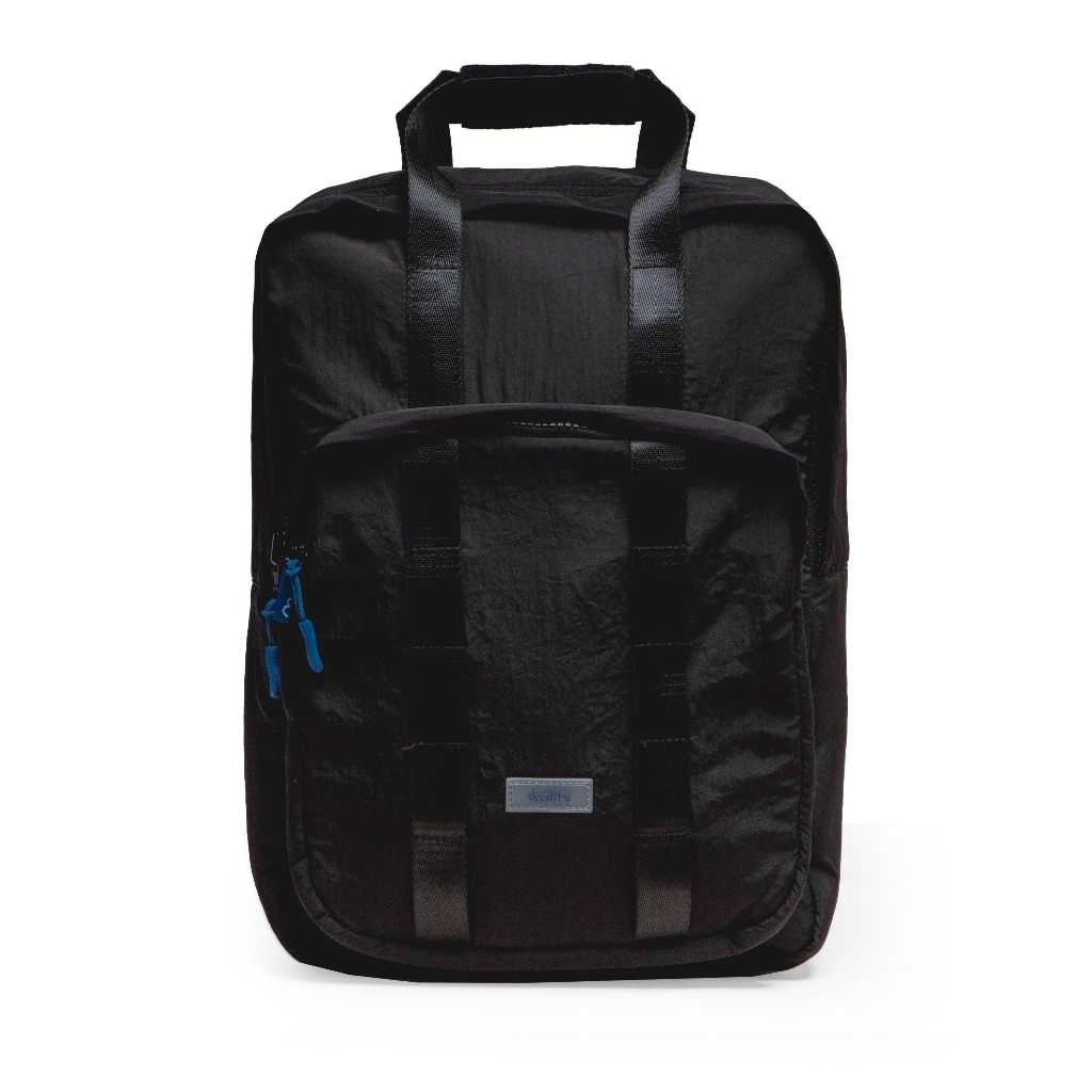 Jual Wallts Verte Black - Backpack Tas Ransel Kerja Workbag Water resistant pria wanita | Shopee ...