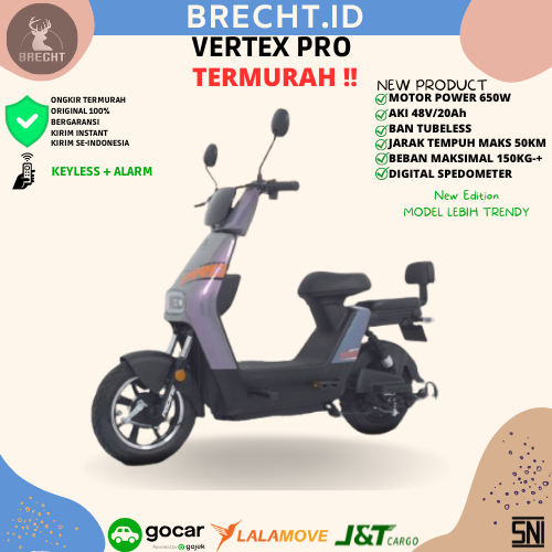 Jual Sepeda Listrik Electric Bike Pacific VERTEX PRO 650 Watt New ...