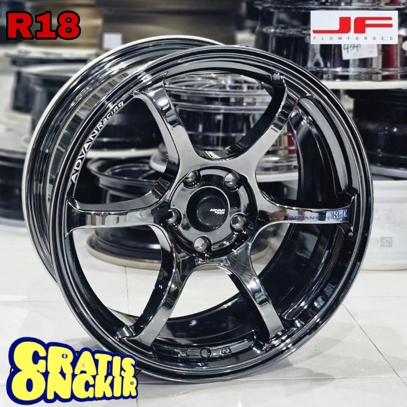 Jual velg mobil ring 18 ADVAN RG 2 FLOW FORMING ET 42 velg racing mobil R18 Ertiga Xl7 Juke ...