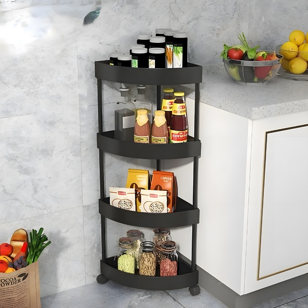 Jual RAK SUDUT 4 SUSUN/RAK SERBAGUNA/ RAK KOSMETIK/ RAK DAPUR/RAK KAMAR ...