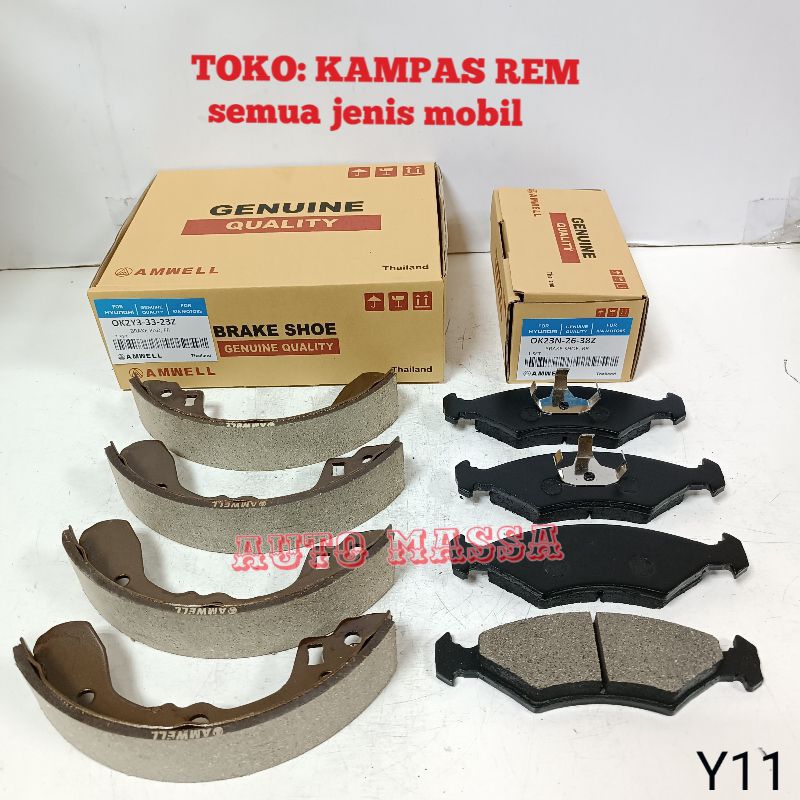 Jual KAMPAS REM SET KOMPLIT DEPAN BELAKANG KIA TIMOR SEPHIA | Shopee ...