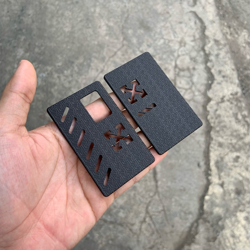 Jual Panel Centa B80 Black Akrilik Triangle Pattern Off White | Shopee ...