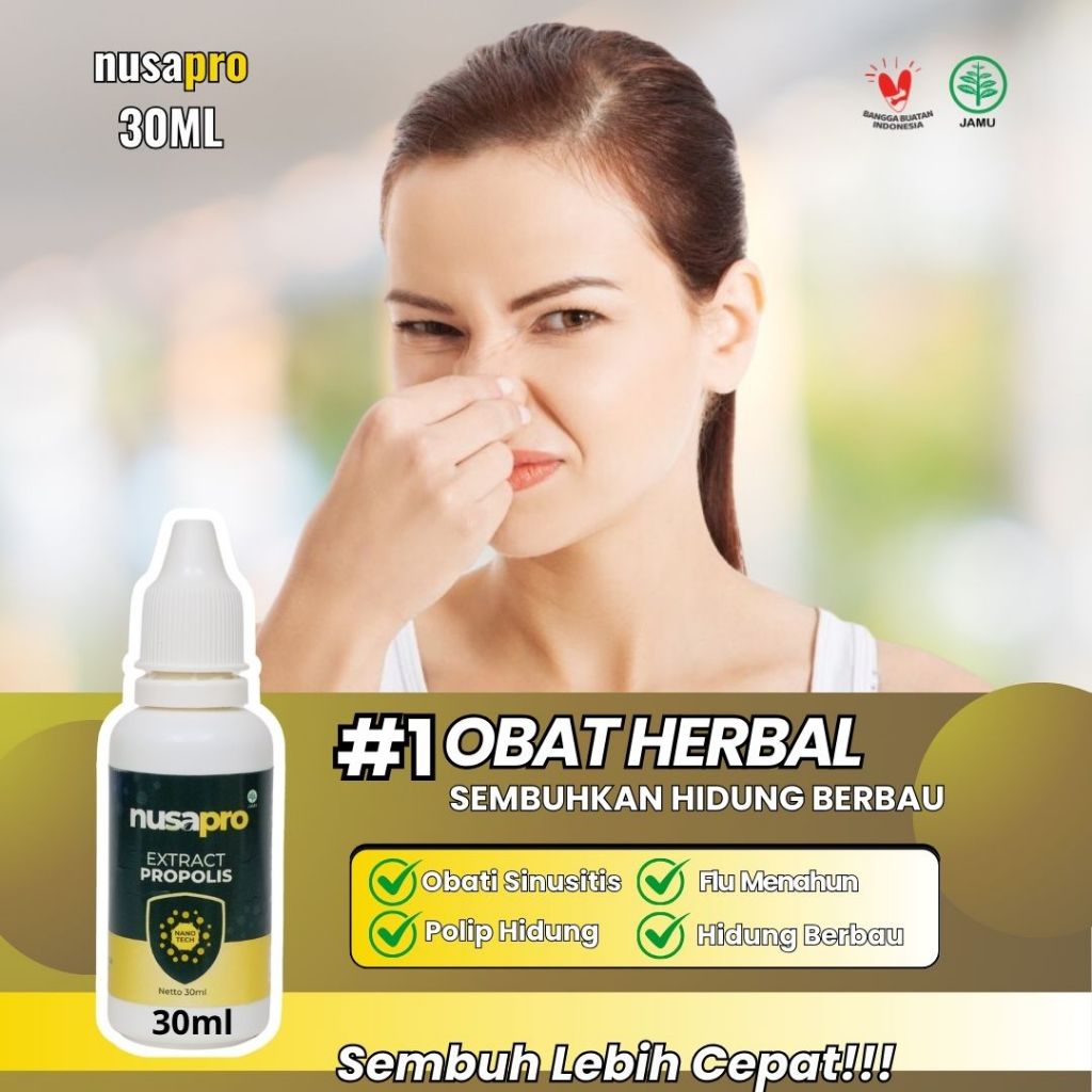Jual Nusapro Obat Bau Hidung Konka Hipertrofi Sinusitis Hidung Bengkak ...