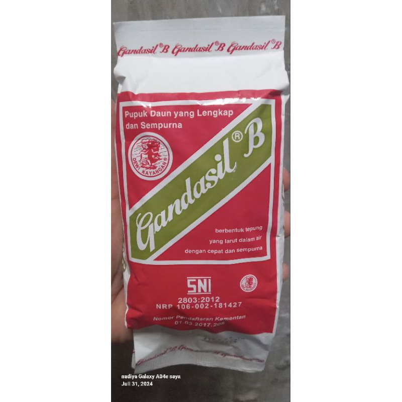 Jual Gandasil B 500 gr | Shopee Indonesia