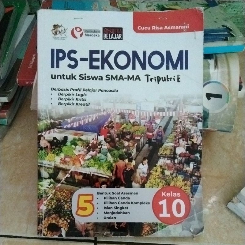 Jual BUKU IPS EKONOMI UNTUK SISWA SMA/MA KELAS 10/1/X KURIKULUM MERDEKA | Shopee Indonesia