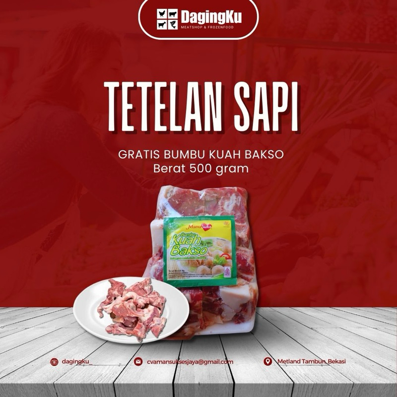 Jual Tetelan Sandung Lamur 1kg/Tetelan Jando 1kg/Tetelan sop 1kg ...
