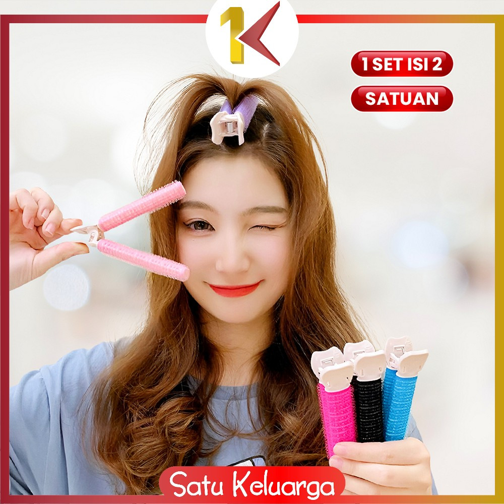 Jual SK-C488 Jepit Roll Rambut 2IN1 Poni Bervolume Gaya Korea / Jepitan ...