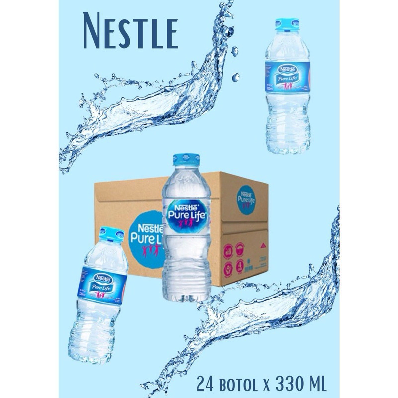 Jual Air Mineral Nestle Pure Life 330ml 330 ml Minum Sedang Mini ...