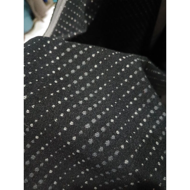 Jual Bahan Kain Jok Mobil Ori Fabric Hitam Motif Kode Bintik | Shopee ...