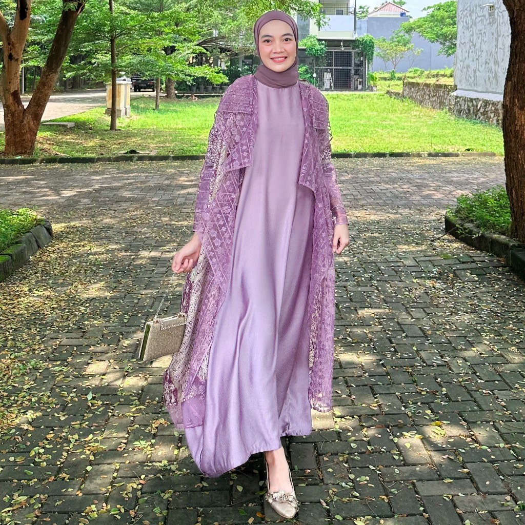 Jual INNER DRESS / Gamis Premium Silk Wanita (HANYA INNER SAJA, OUTER ...