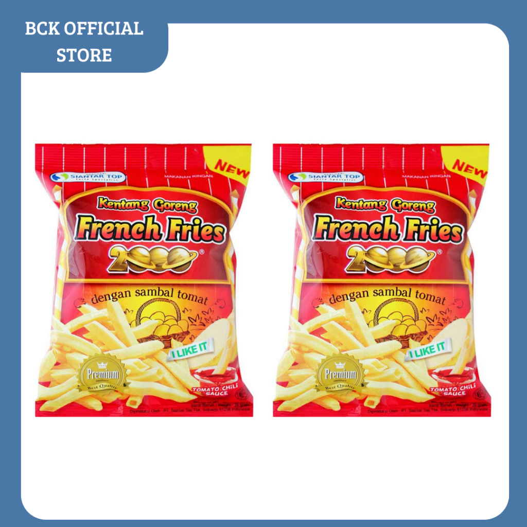 Jual French Fries 2000 Snack Kentang Goreng 62gr 24gr 15gr [ PCS ...