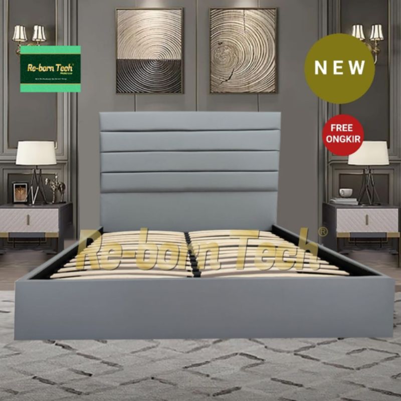 Jual Divan Dipan Headboard Knockdown 160x200 Tempat Tidur Premium