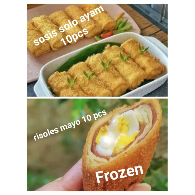 Jual Frozen Food Risoles Dan Sosis Solo 10 Pcs | Shopee Indonesia