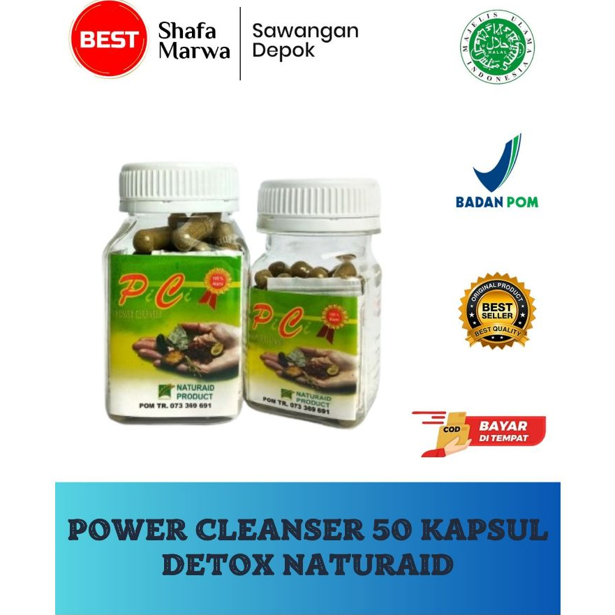 Jual Kapsul Power Cleanser 50kpsl, Naturaid Indonesia | Obat Cuci Darah ...