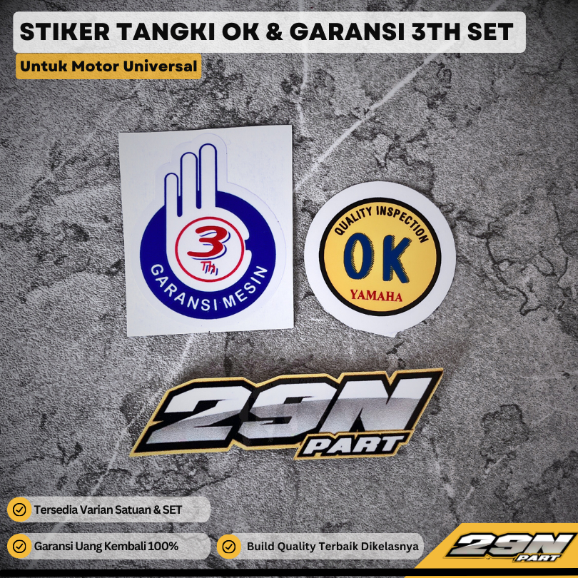 Jual Stiker OK Quality Stiker Garansi 3 Tahun 3th YAMAHA MOTOR Rx King ...