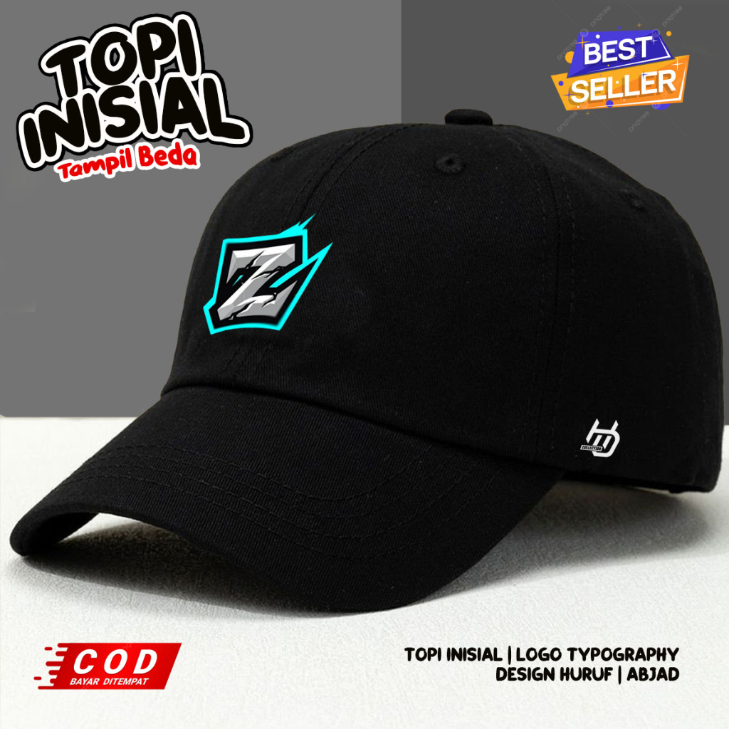 Jual Topi Dewasa Inisial Nama Huruf Abjad Fasion Trucker Pelindung ...