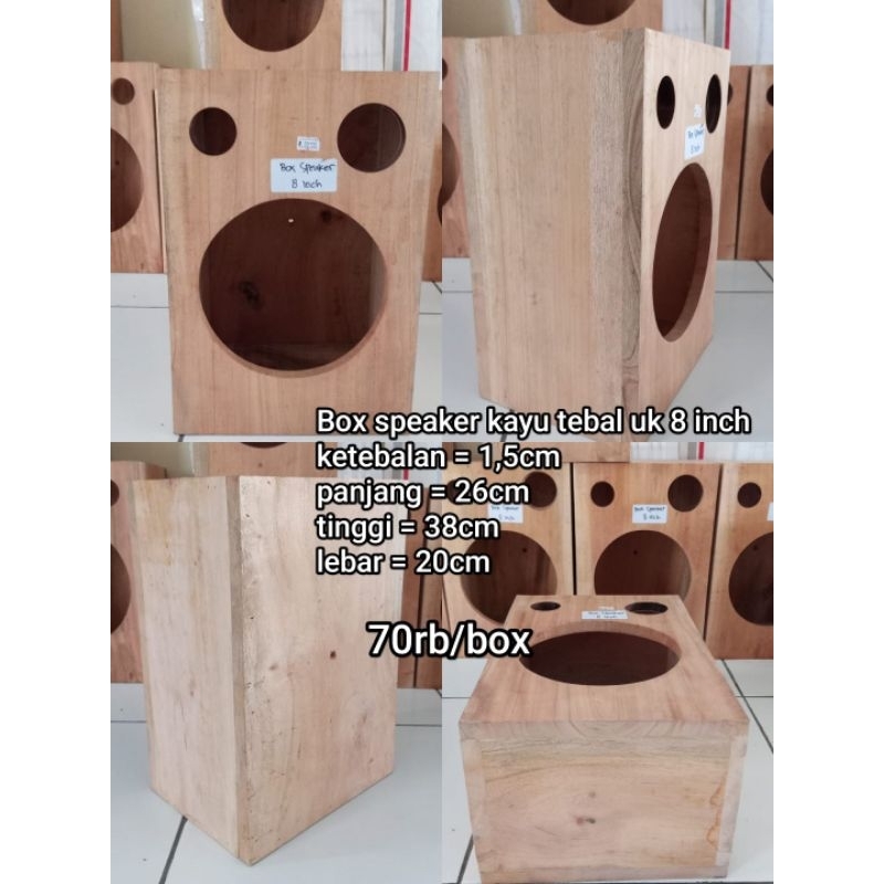 Jual Box Speaker Kayu Tebal Uk 8 inch | Shopee Indonesia