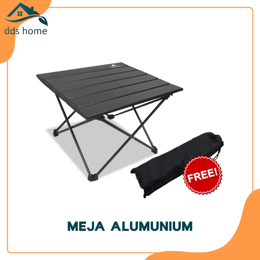Jual [DDS HOME] Meja Lipat Outdoor Aluminium Meja Lipat Camping Meja ...
