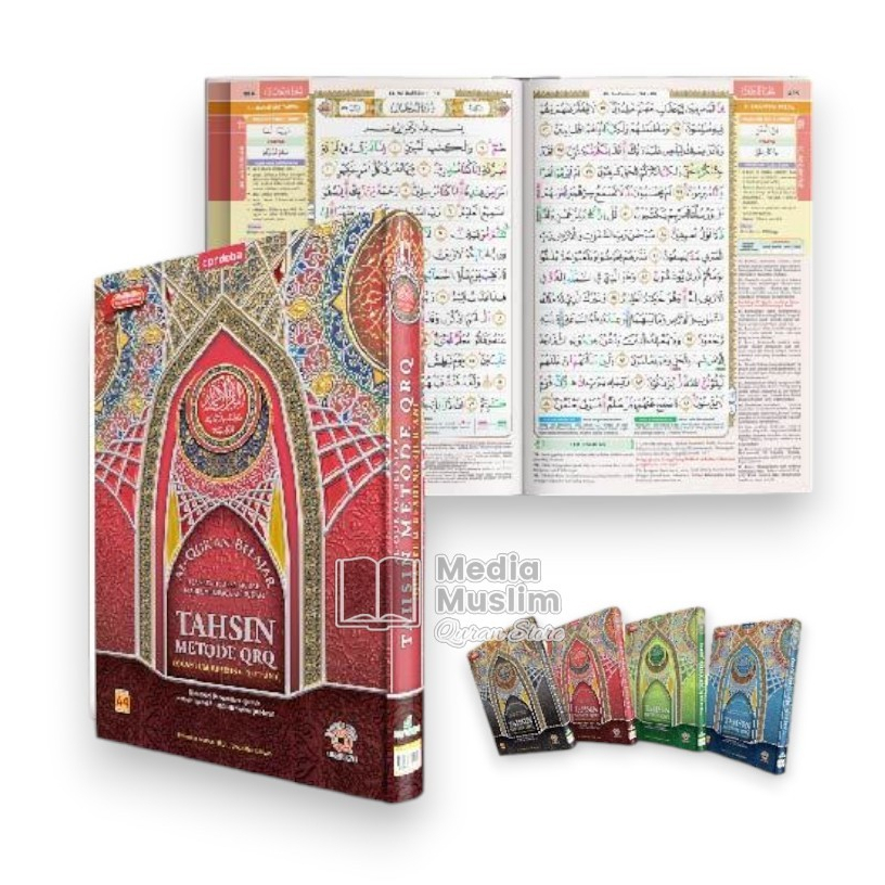 Jual Al Quran Belajar Tahsin Super Mudah Metode QRQ Quantum Reading Quran Ukuran A5 | Shopee ...