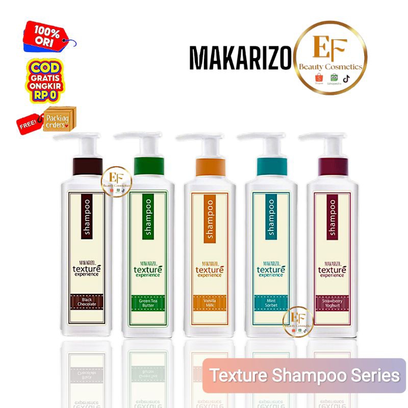 Jual MAKARIZO Texture Experience Shampoo | Conditioner 250ml | Shopee ...