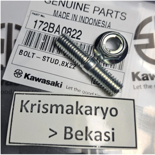 Jual Baut Tanam Knalpot Ninja RR 150 R Ori Blok Seher Mesin Kawasaki ...