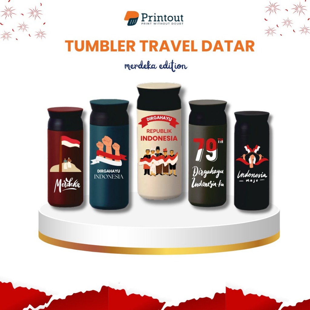 Jual PRINTOUT Tumbler Custom / Tumbler Travel / Tumbler Agustusan ...
