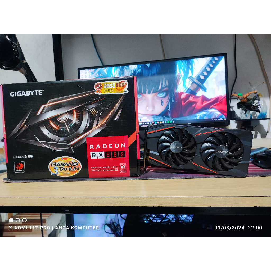 Jual VGA CARD RED DEVIL RX 580 8gb / RX 570 SAPHIRE 8GB 256BIT DDR5 ...