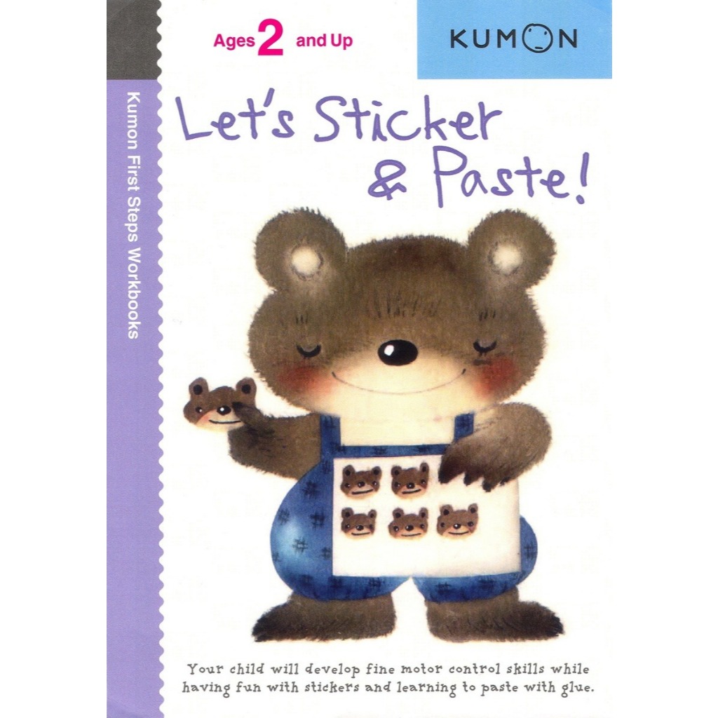 Jual KUMON Let's Sticker and Paste (2 and Up) | Shopee Indonesia