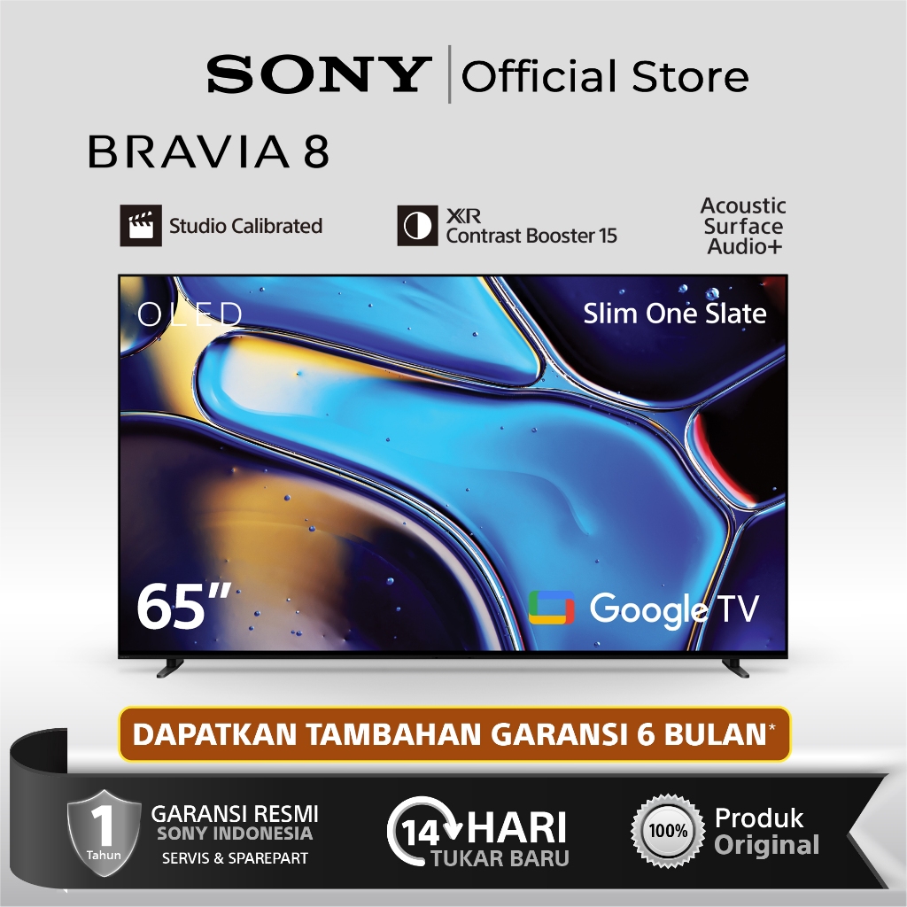 Jual SONY BRAVIA 8 K-65XR80 K 65XR80 65 Inc OLED 4K Ultra HD Google TV ...