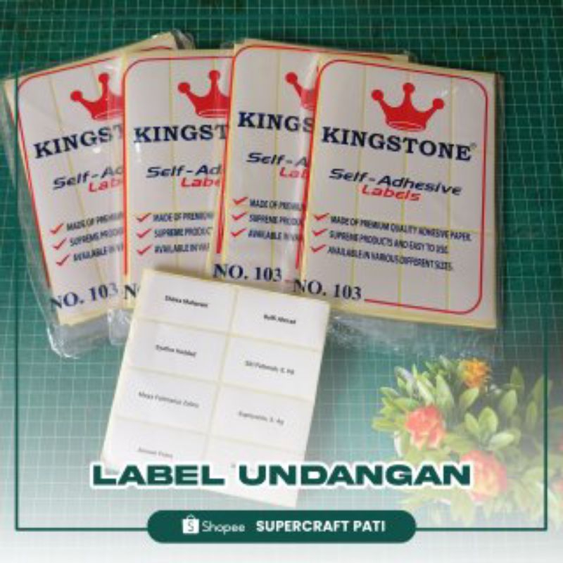 Jual cetak label nama undangan pernikahan/khitanan/reuni | Shopee Indonesia