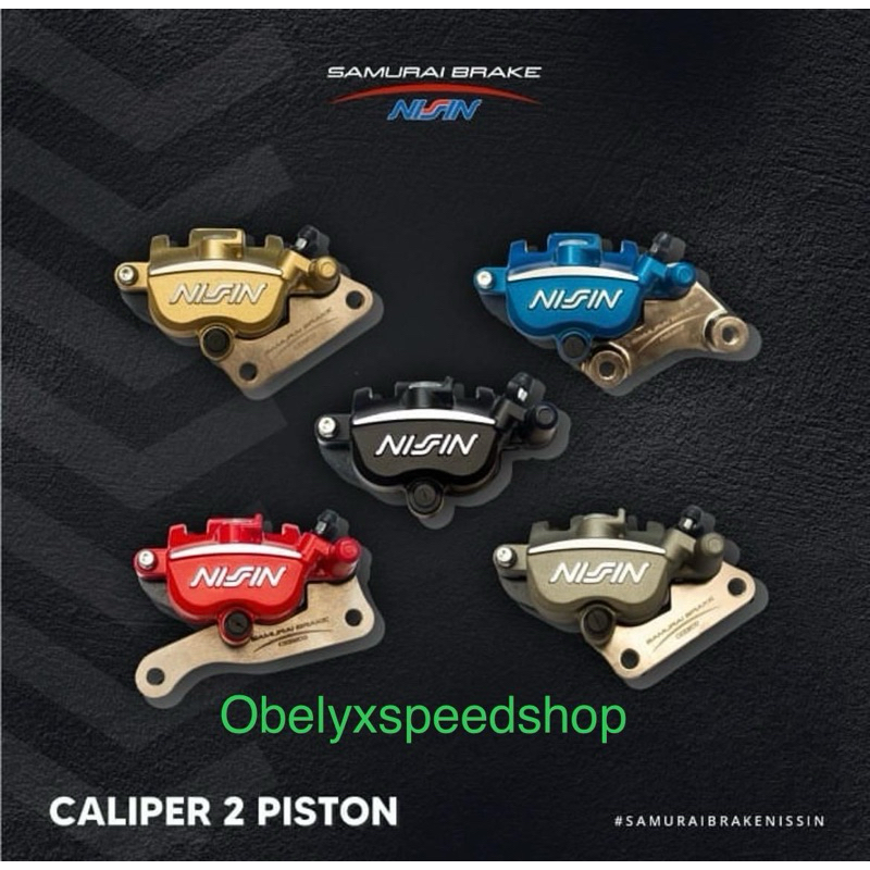 Jual Kaliper Nissin Samurai Brake 2Piston Vario 110 125 150 160 Beat Street Spacy Scoopy Genio ...