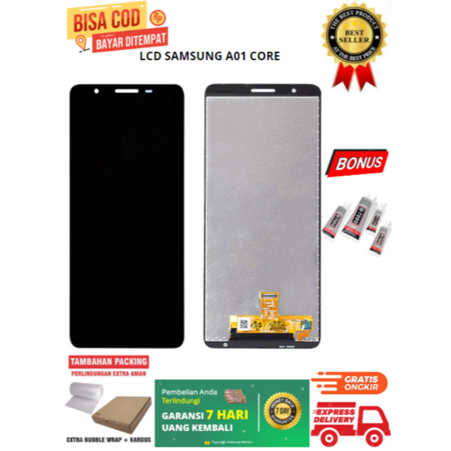Jual LCD SAMSUNG A01 CORE A013F FULLSET TOUCHSCREEN ORIGINAL | Shopee ...