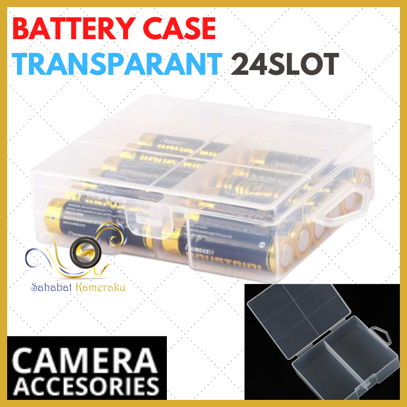 Jual Kotak Baterai 24 Slot Plastic Multifunction Battery Box Case Box ...