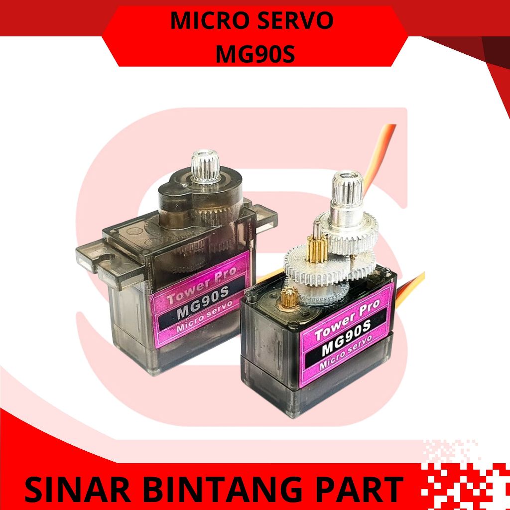 Jual MICRO SERVO MG90S, ROBOTIC SERVO,DINAMO SERVO -SB99 | Shopee Indonesia