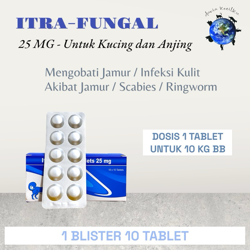 Jual Tablet Anti Jamur 25 MG / Scabies / Fungal / Ringworm - Untuk ...