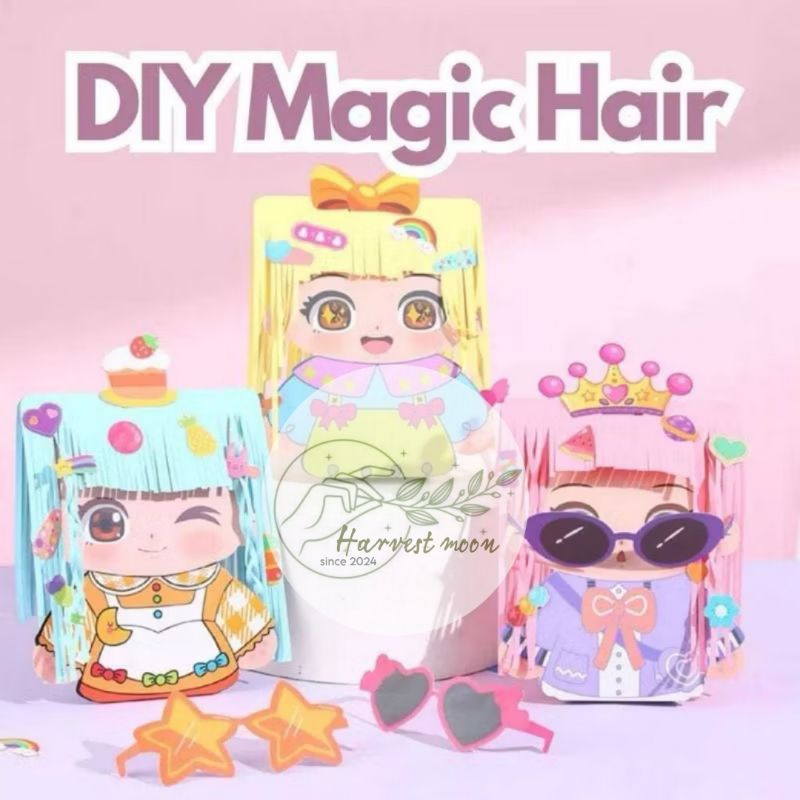 Jual DIY GUNTING RAMBUT PUTRI CANTIK ( DIY DOLL MAGIC HAIR) | Shopee ...