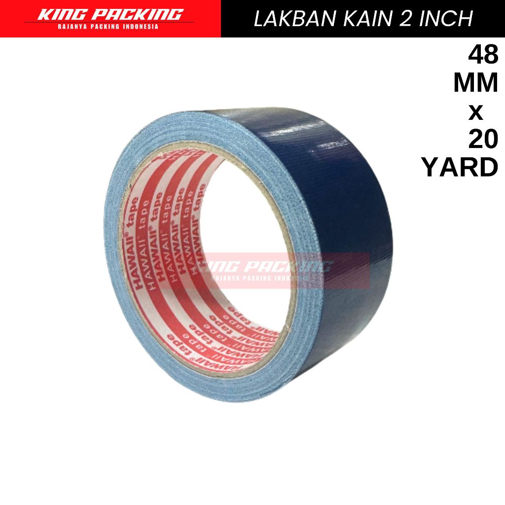 Jual Lakban Kain 2inch x 20Yard / Cloth tape / Linen 48mm | Shopee ...