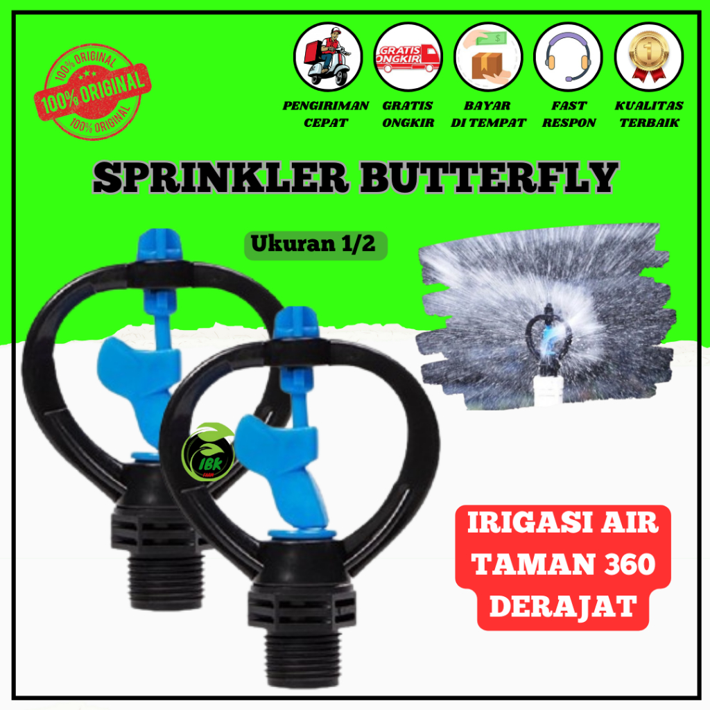 Jual Sprinkler Pertanian Sprinkler kupu-kupu Plus Sok Drat Sprinkler ...