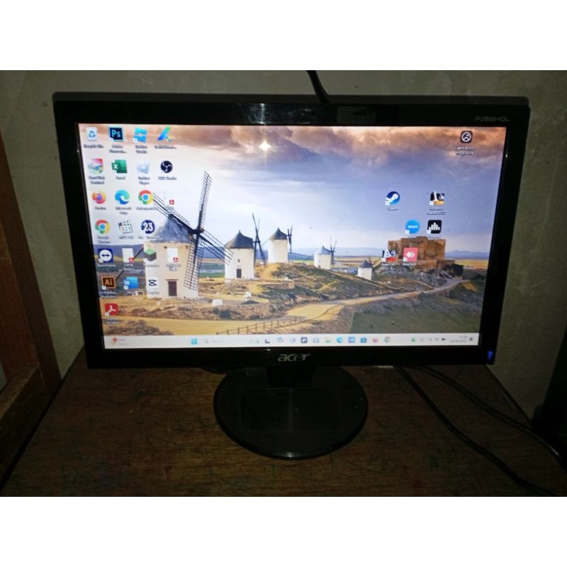 Jual Monitor LED ACER 16 inch wide screen minus sedikit | Shopee Indonesia